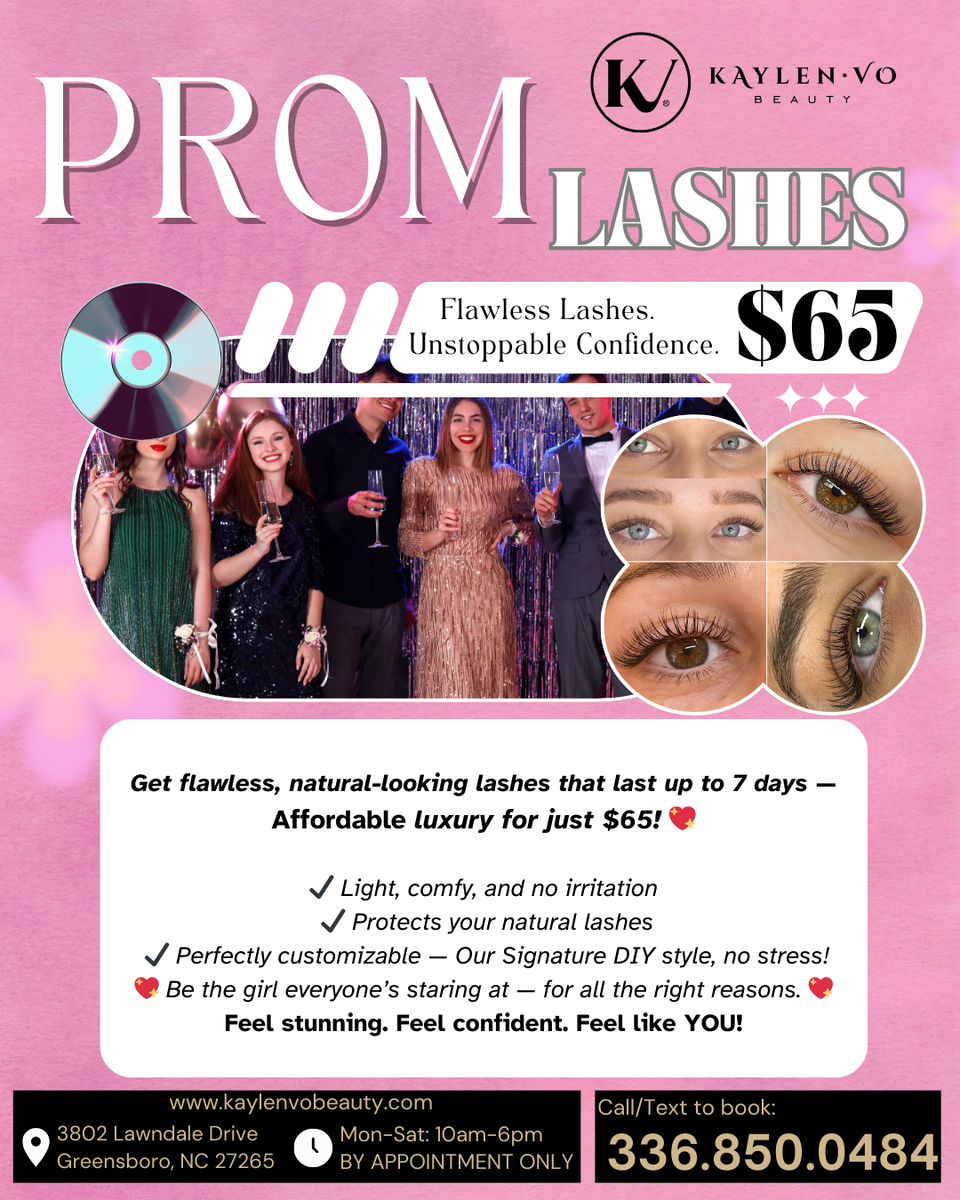 Prom Lash Extensions – Kaylen Vo BEAUTY, LLC.